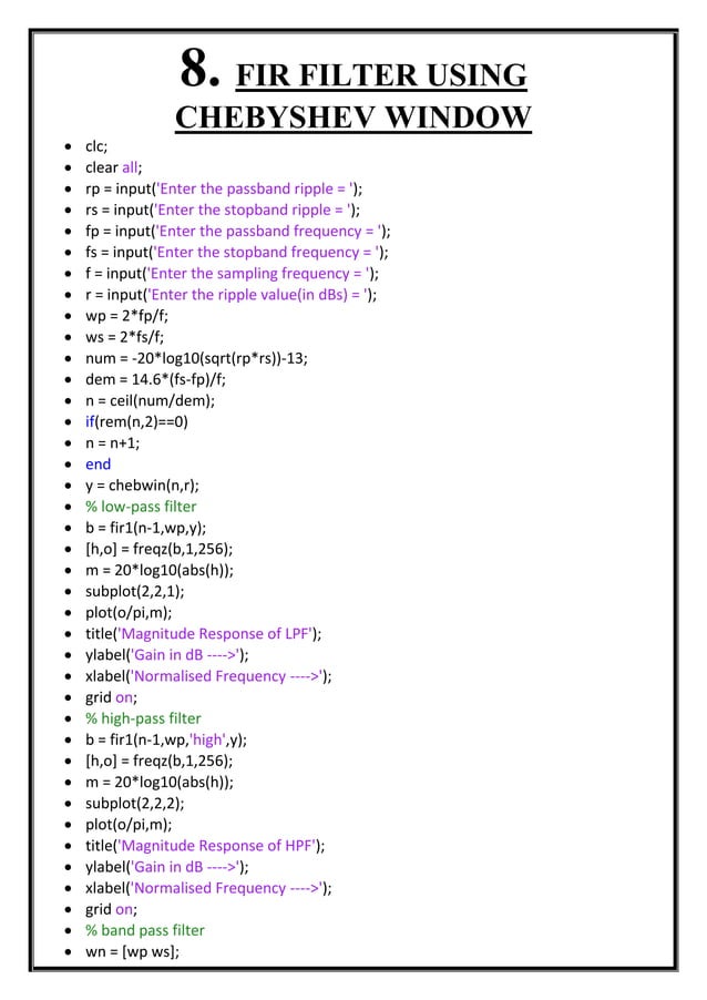 Digital Signal Processing Based On Matlab Pdf Digital Audio