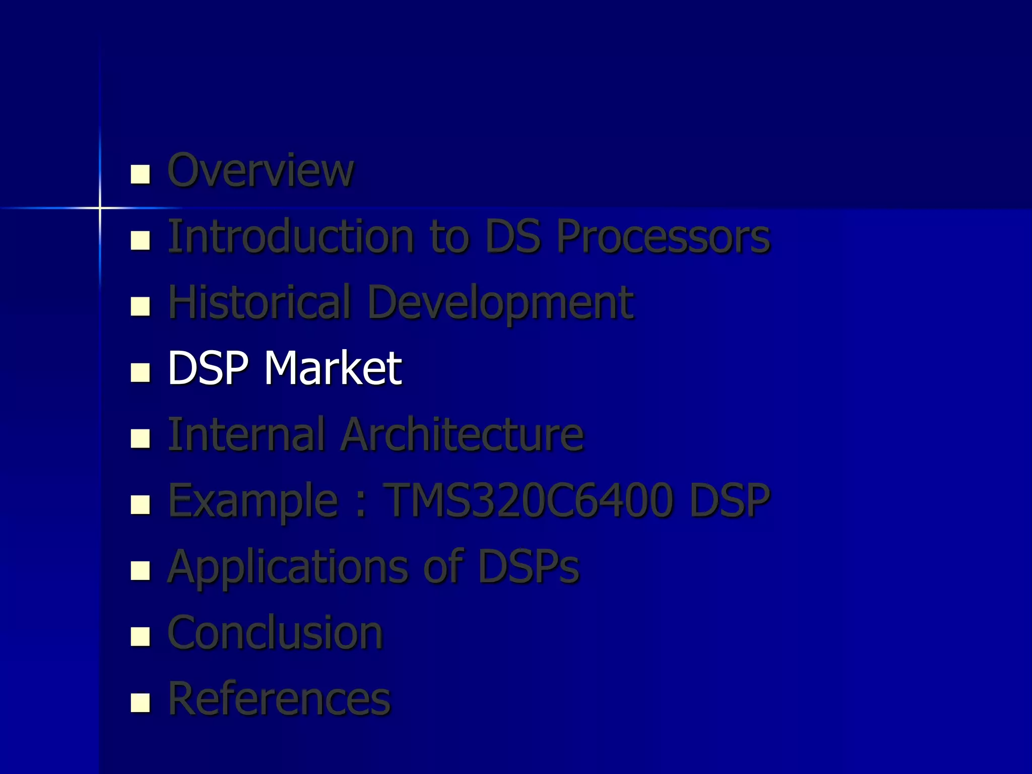 Digital Signal Processors - DSP's | PPTX