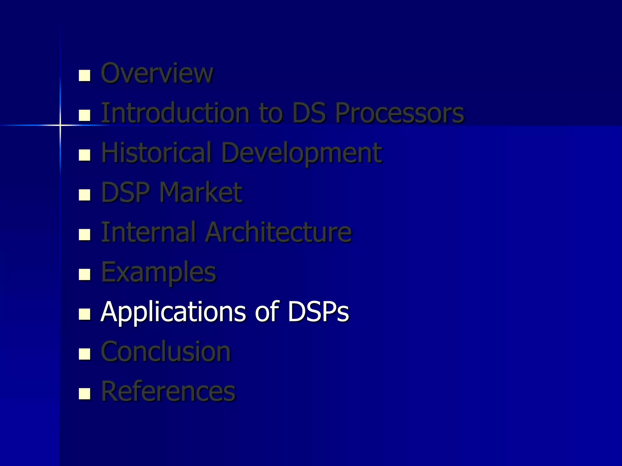 Digital Signal Processors - DSP's | PPTX