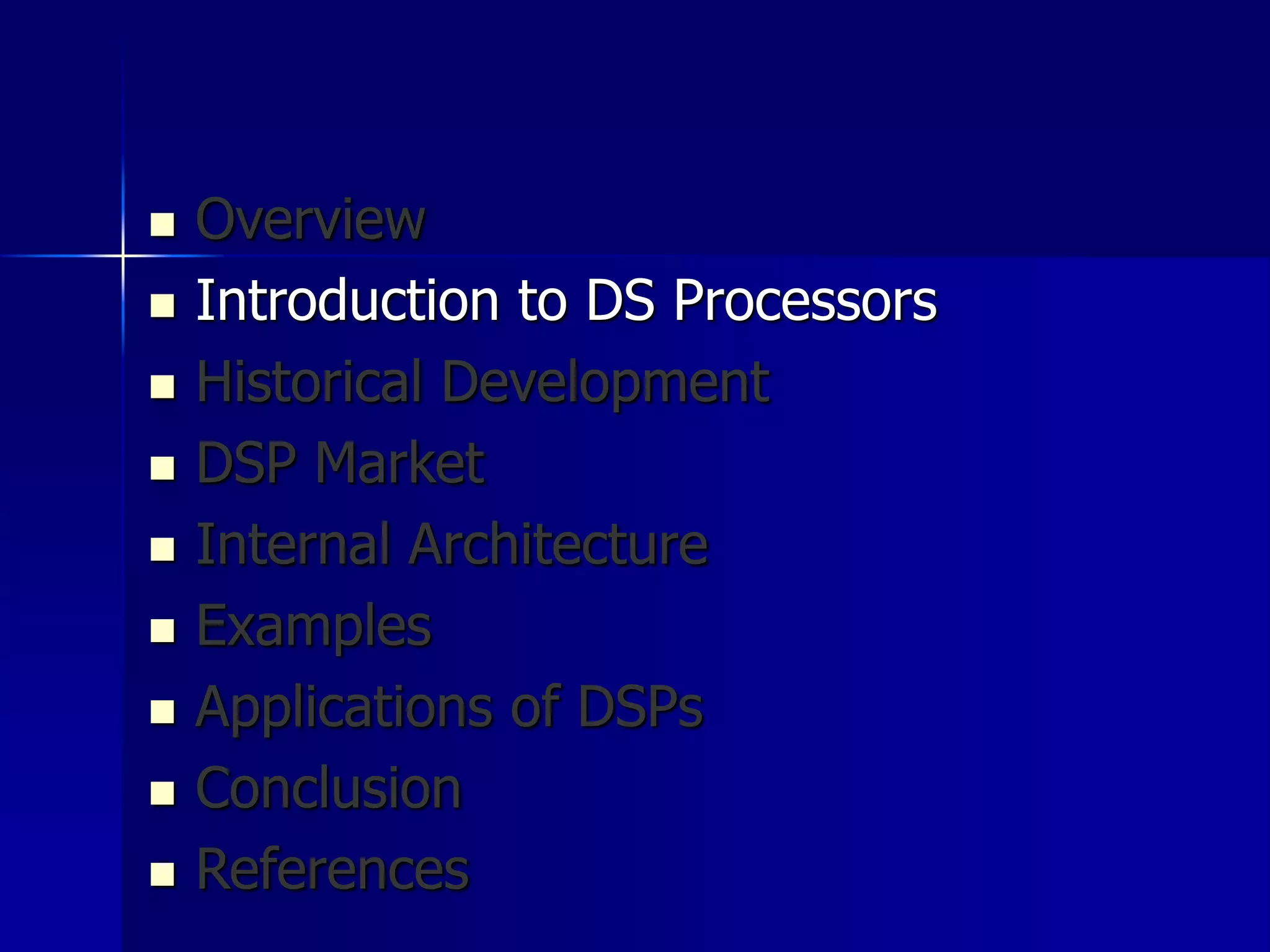 Digital Signal Processors - DSP's | PPTX