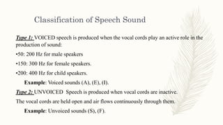 A Case Study on DSP (Speech Processing) | PPTX | Digital Audio ...