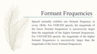 A Case Study on DSP (Speech Processing) | PPTX