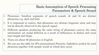 A Case Study on DSP (Speech Processing) | PPTX | Digital Audio ...
