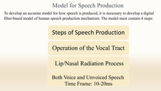 A Case Study on DSP (Speech Processing) | PPTX | Digital Audio ...
