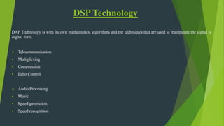 Dsp presentation | PPT