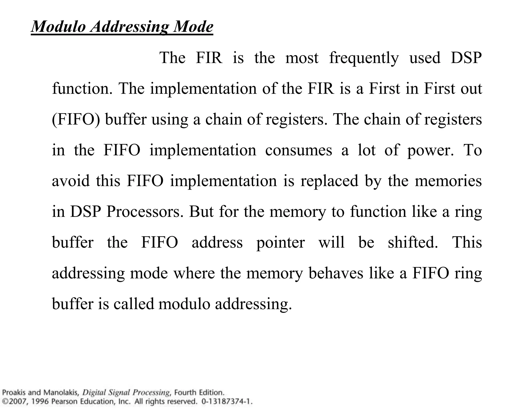 Introduction to DSP Processors-UNIT-6 | PPTX