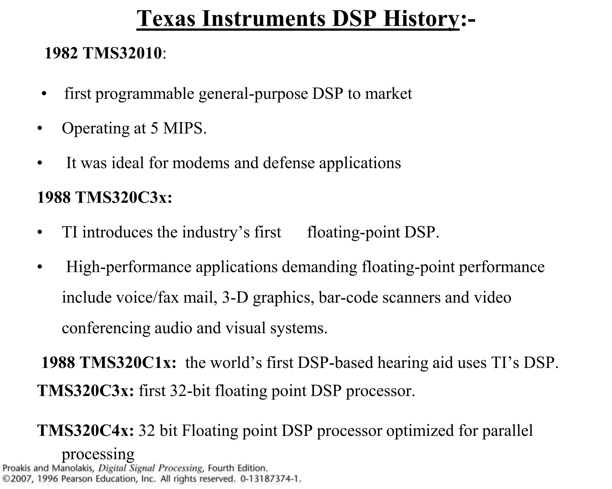 Introduction to DSP Processors-UNIT-6 | PPTX