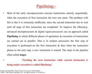 Introduction to DSP Processors-UNIT-6 | PPTX
