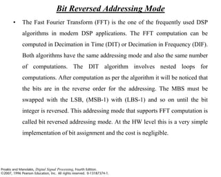 Introduction to DSP Processors-UNIT-6 | PPTX