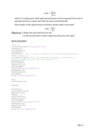 Audio Signal Processing | PDF