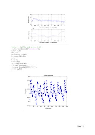 Audio Signal Processing | PDF