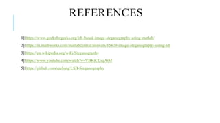 Image Based Steganpgraphy | PPT