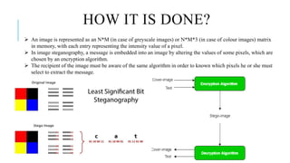 Image Based Steganpgraphy | PPT