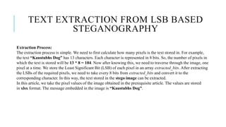 Image Based Steganpgraphy | PPT