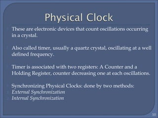 clock synchronization in Distributed System | PPT
