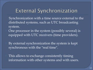 clock synchronization in Distributed System | PPT