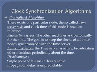 clock synchronization in Distributed System | PPT