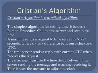 clock synchronization in Distributed System | PPT