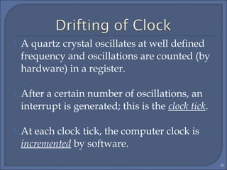 clock synchronization in Distributed System | PPT