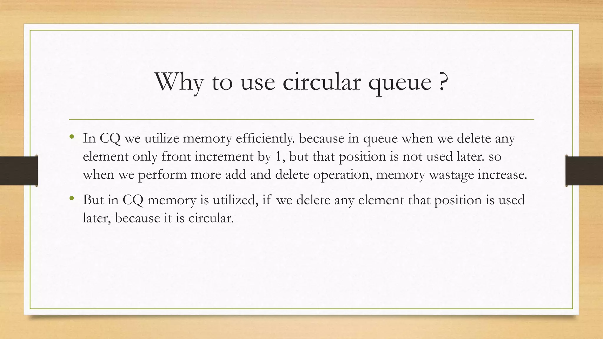 Circular Queue Data Structure Ppt
