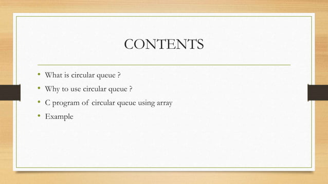 Circular Queue data structure | PPTX | Technology & Computing