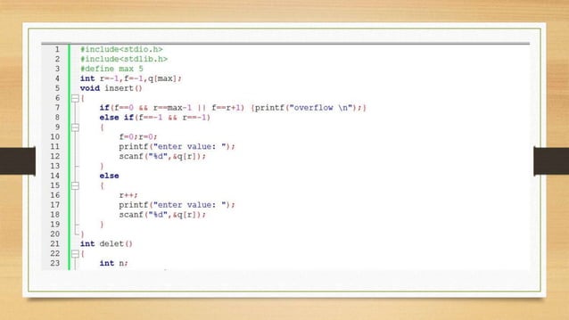Circular Queue data structure | PPTX | Technology & Computing