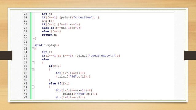 Circular Queue data structure | PPTX | Technology & Computing