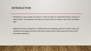ds ppt.pptx ppt on phone book application in java | PPTX