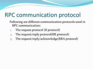 RPC communication,thread and processes | PPTX | Operating Systems ...
