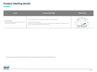 DSP Quant Fund - Introduction | PDF