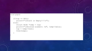 Short Review of Stack | PPT