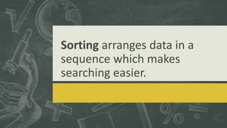 Data structure presentation sorting | PPT