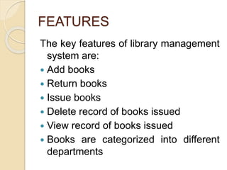 Library management in Data structure | PPTX