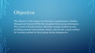 DS Project presentation of Student Management System | PPTX