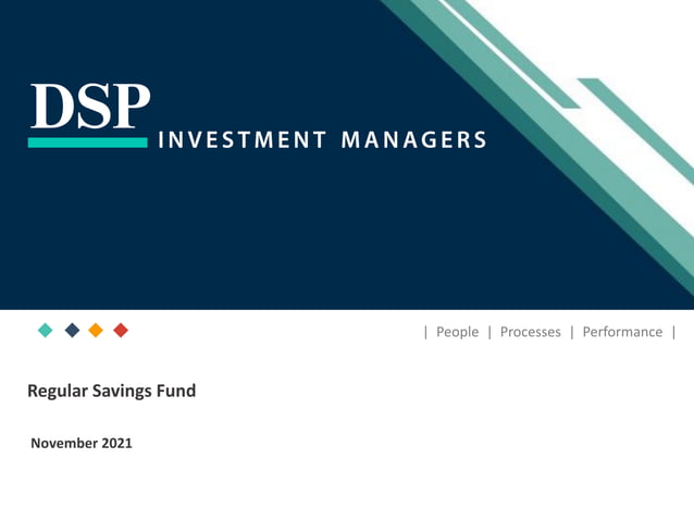 DSP Regular Savings Fund | PPT