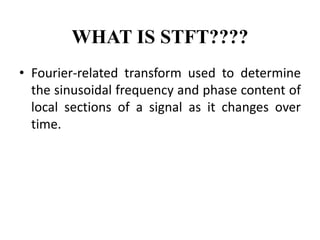 Digital signal processing | PPTX