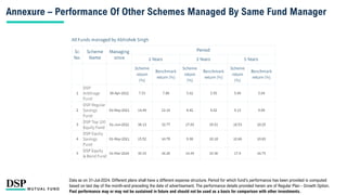 DSP Top 100 Equity Fund - Presentation July 2024 | PDF