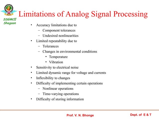 Digital signal processing concepts and real time applications | PPT