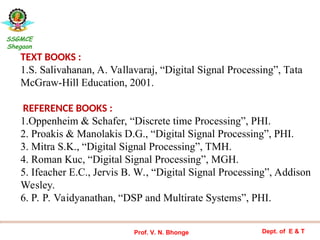 Digital signal processing concepts and real time applications | PPT