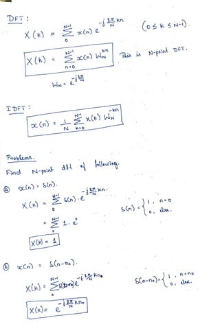Dsp unit 1 | PDF