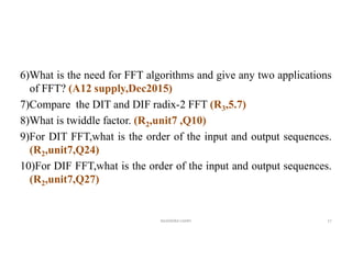 DSP unit1,2,3 VSQs-vrc.pdf important question | PPT