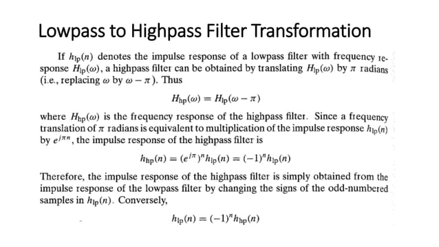 DSP Unit 1 Frequency selective filters.pdf | Technology & Computing