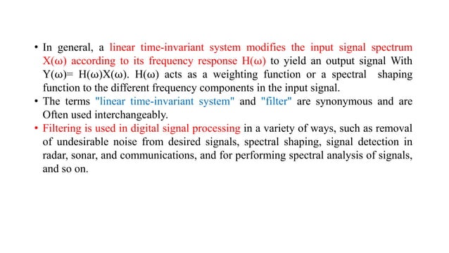 DSP Unit 1 Frequency selective filters.pdf | Technology & Computing