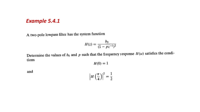 DSP Unit 1 Frequency selective filters.pdf | Technology & Computing