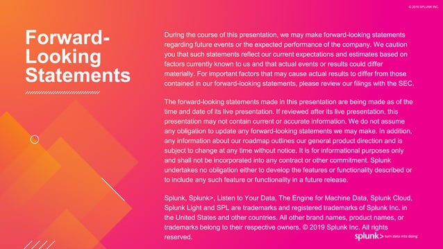 Splunk Data Stream Processor (DSP) | PPT