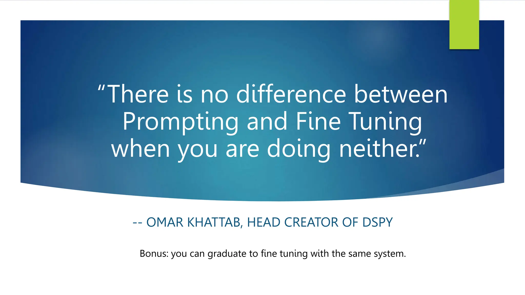 DSPy a system for AI to Write Prompts and Do Fine Tuning | PPT DSPy a system for AI to Write Prompts and Do Fine Tuning | PPT