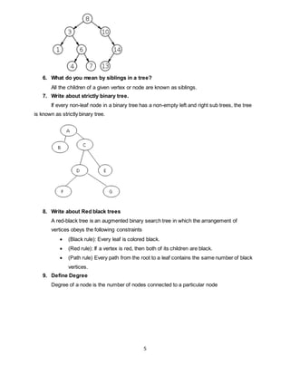 Data Structure Question Bank(2 marks) | DOCX