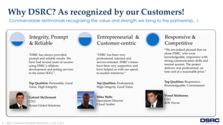DSRC Corporate Capabilities Presentation | PDF