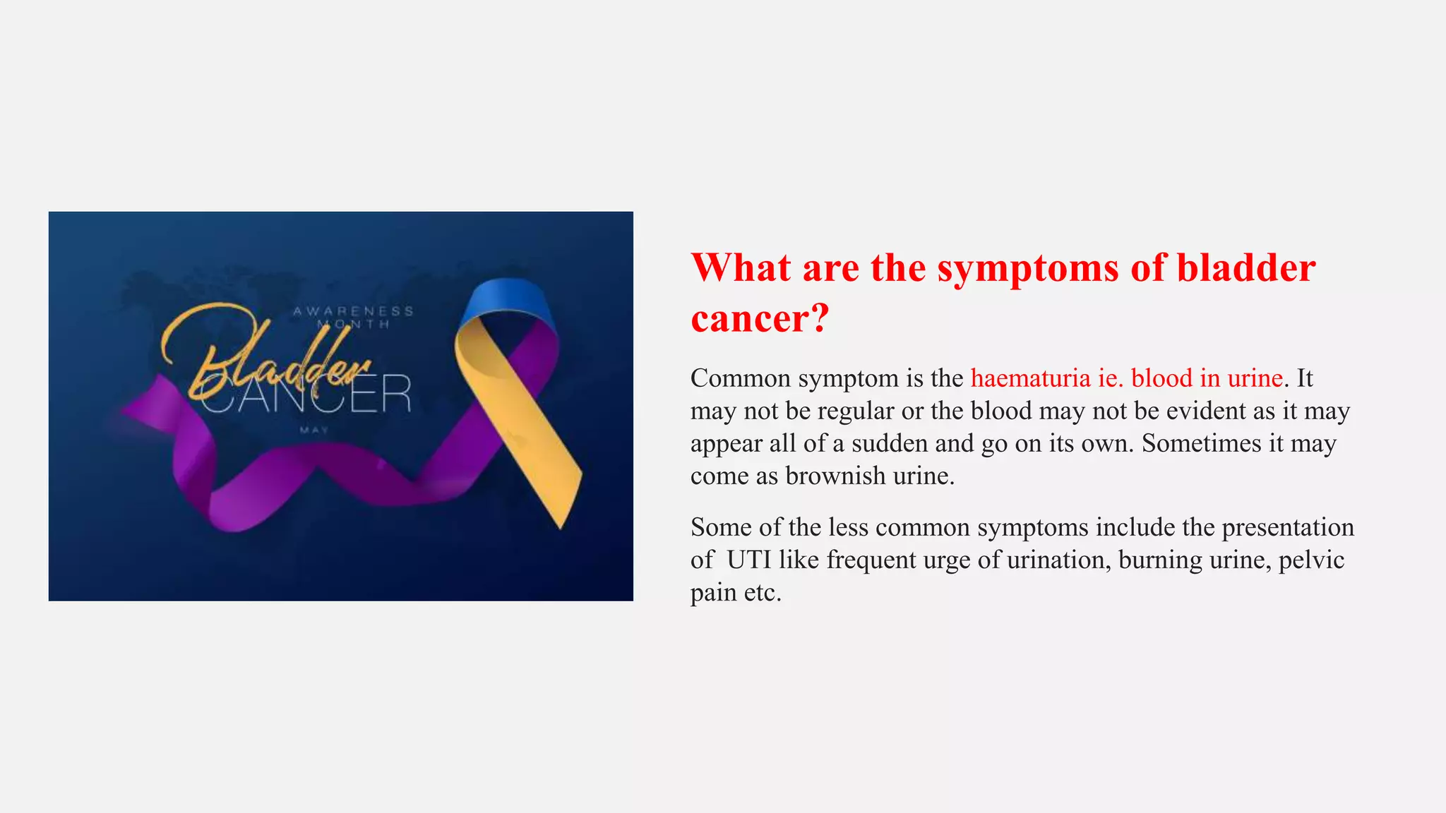 Ayurvedic Treatment for Bladder Cancer | DSRC | PPTX