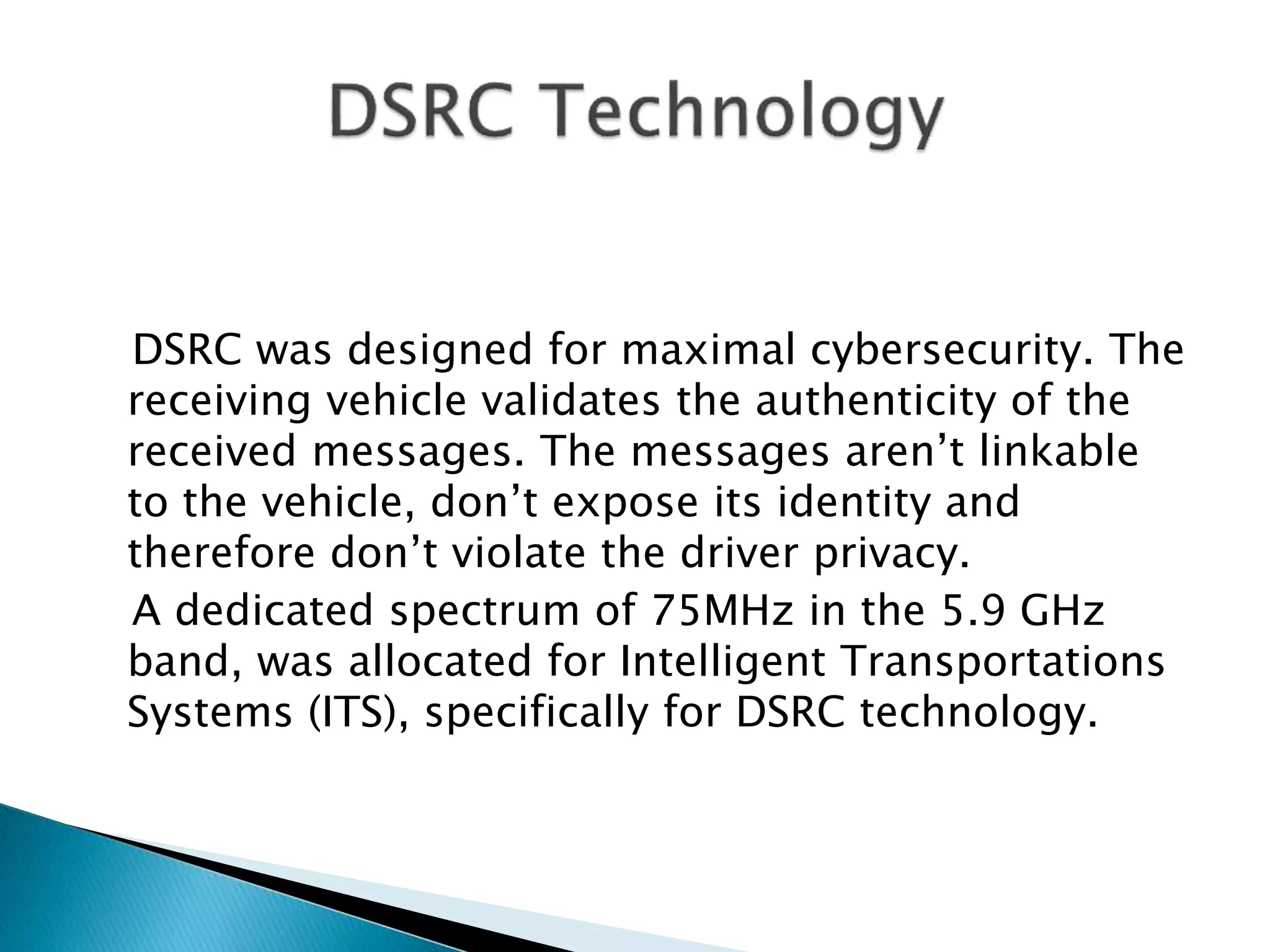 Dsrc technology | PPT